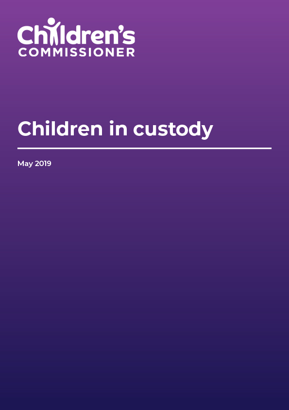 Children in custody | Children's Commissioner for England
