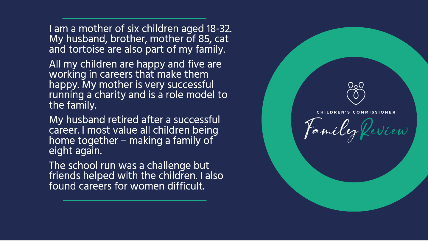 Publishing our first set of Family Profiles | Children's Commissioner ...