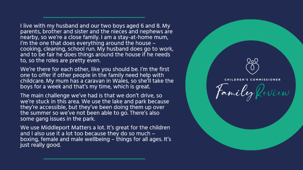 Family Review: Family Profiles tenth set | Children's Commissioner for ...