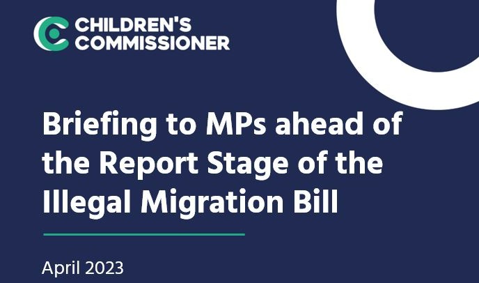 Briefing for MPs ahead of the report stage of the Illegal Migration ...