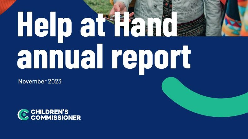 Help at Hand annual report 2022-2023 | Children's Commissioner for England