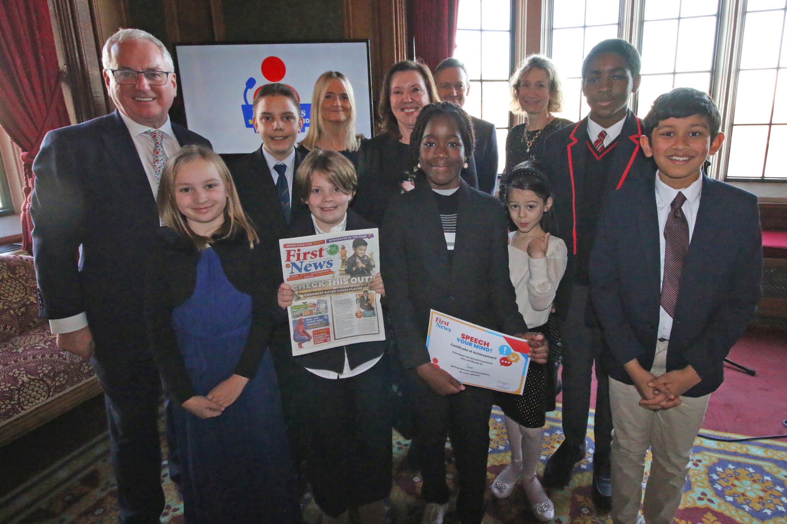 'Speech Your Mind' awards ceremony - a real win for children's voices ...