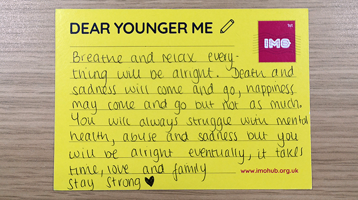 Dear younger me: advice to my younger self - IMO