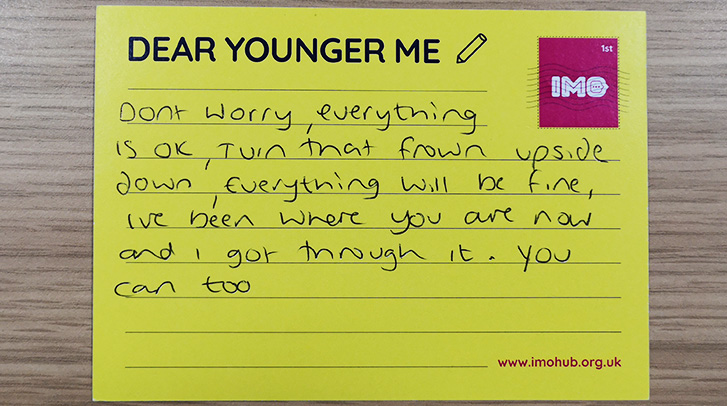 Dear younger me: Life lessons - IMO