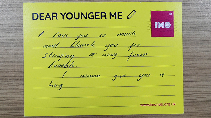 Dear younger me: Life lessons - IMO