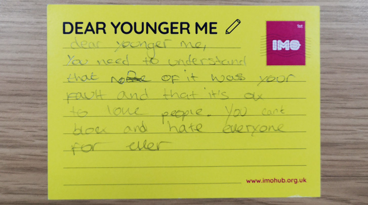 Dear younger me: Life lessons - IMO