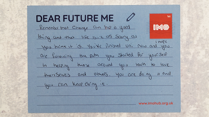 Care Day 2020: Dear future me - IMO